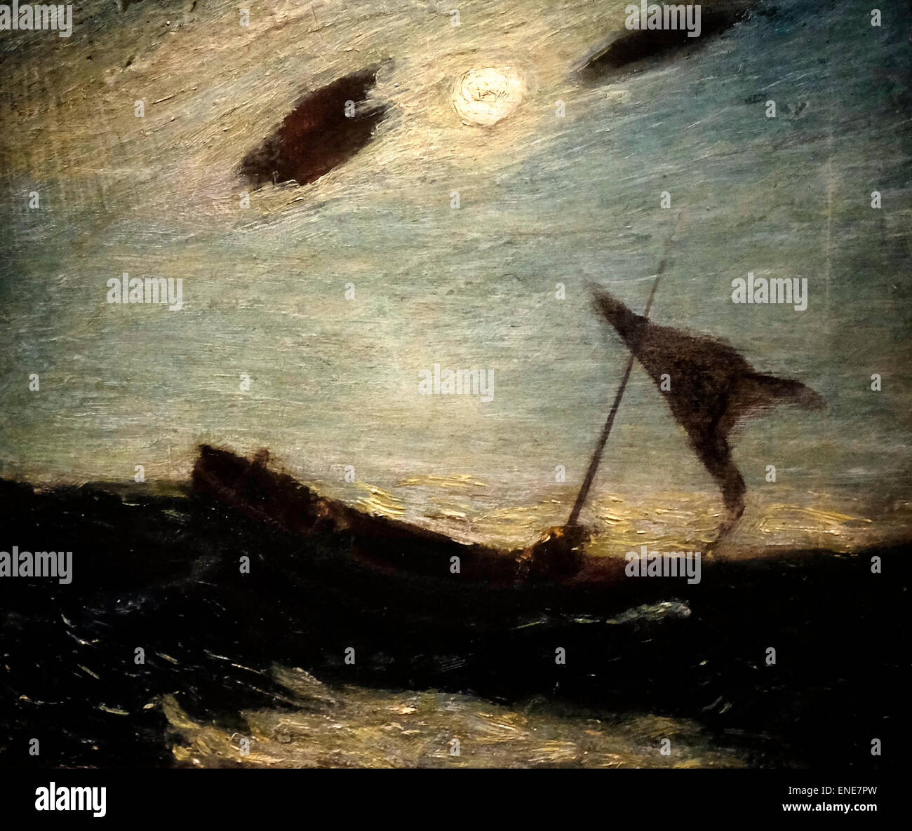 Moonlight 1887 Albert Pinkham Ryder Stock Photo - Alamy