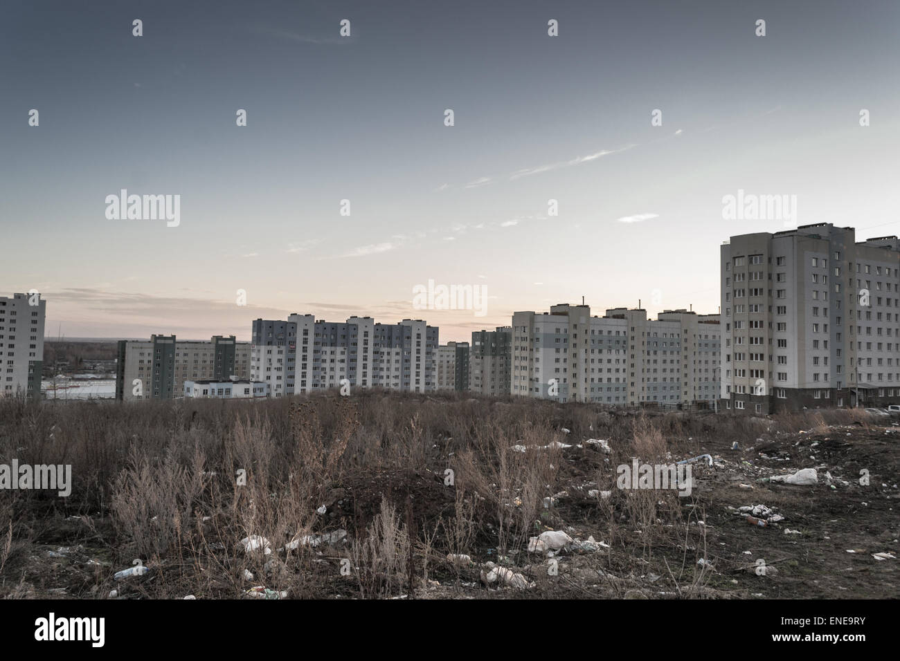 Waste ground housing estate hi-res stock photography and images - Alamy