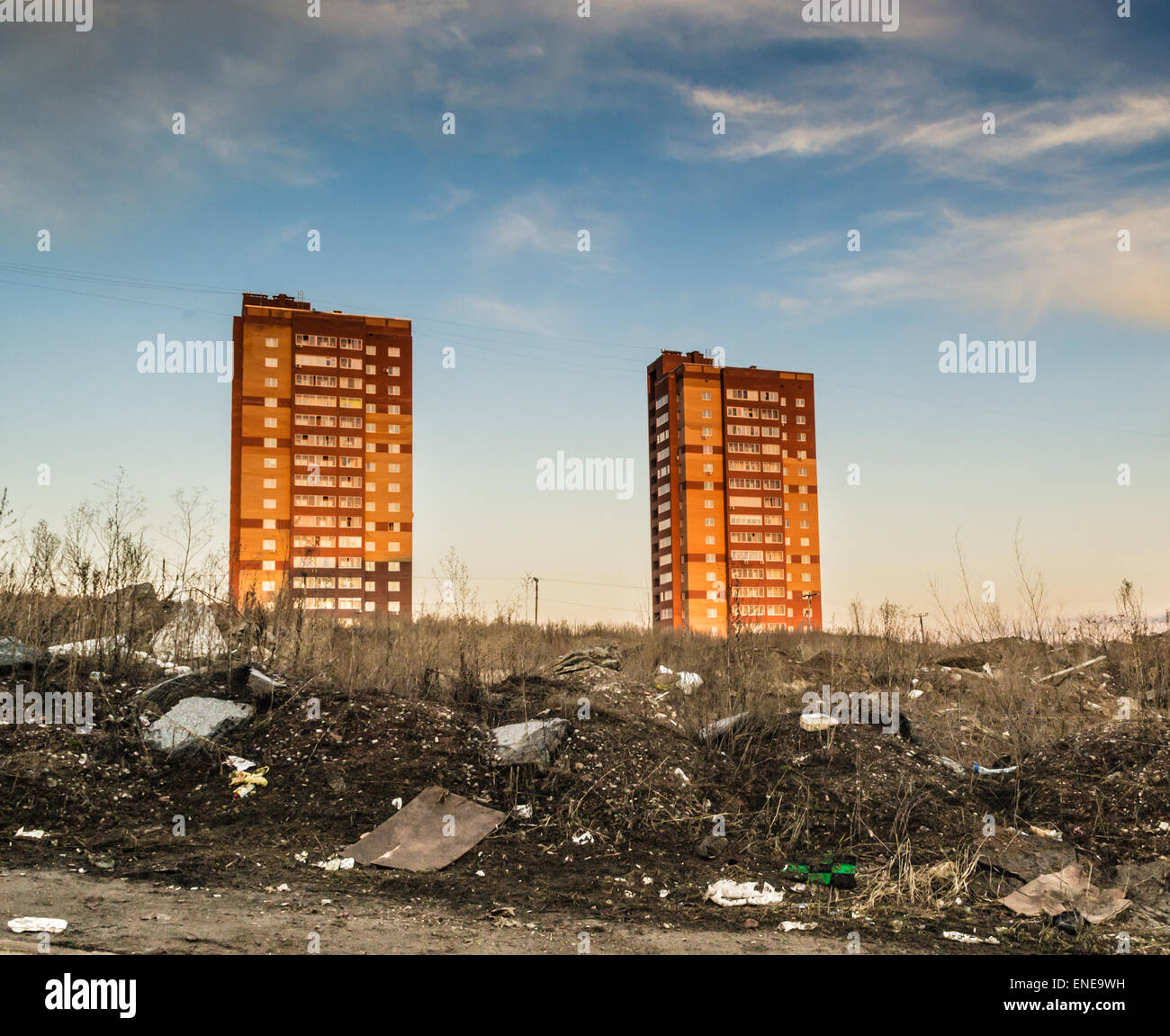 High rise building pollution hi-res stock photography and images - Alamy