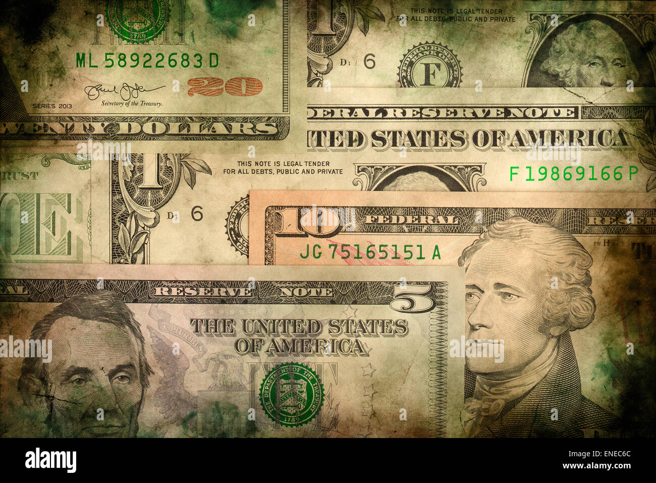 USA dollar money banknotes texture background or backdrop, grunge ...