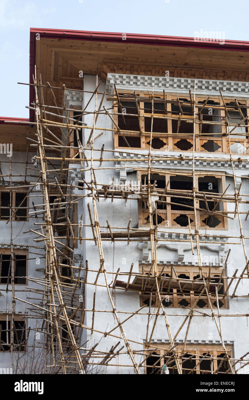 Bamboo scaffolding on house hi-res stock photography and images - Alamy