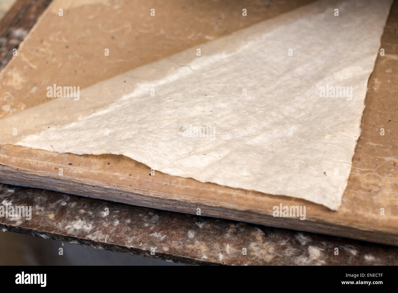 Jungshi Handmade Paper Factory, Thimphu, Bhutan, Asia Stock Photo - Alamy