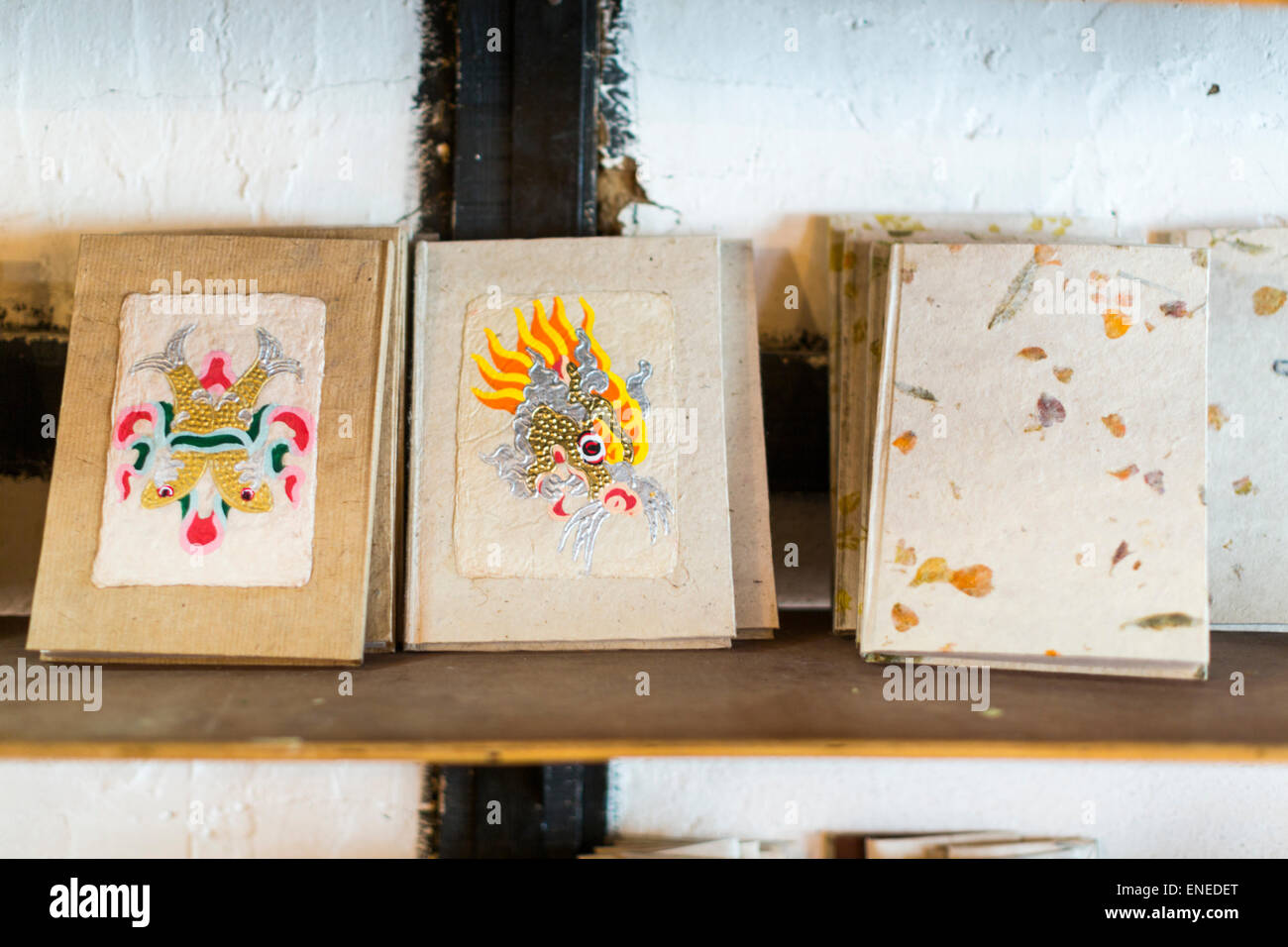 Jungshi Handmade Paper Factory, Thimphu, Bhutan, Asia Stock Photo - Alamy