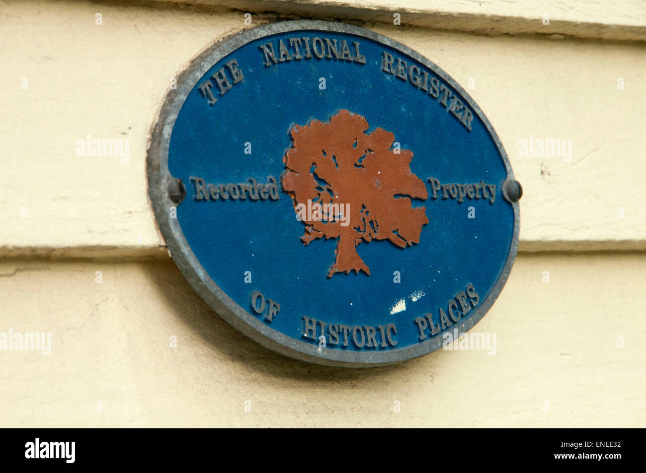 National register historic places plaque hi-res stock photography and ...