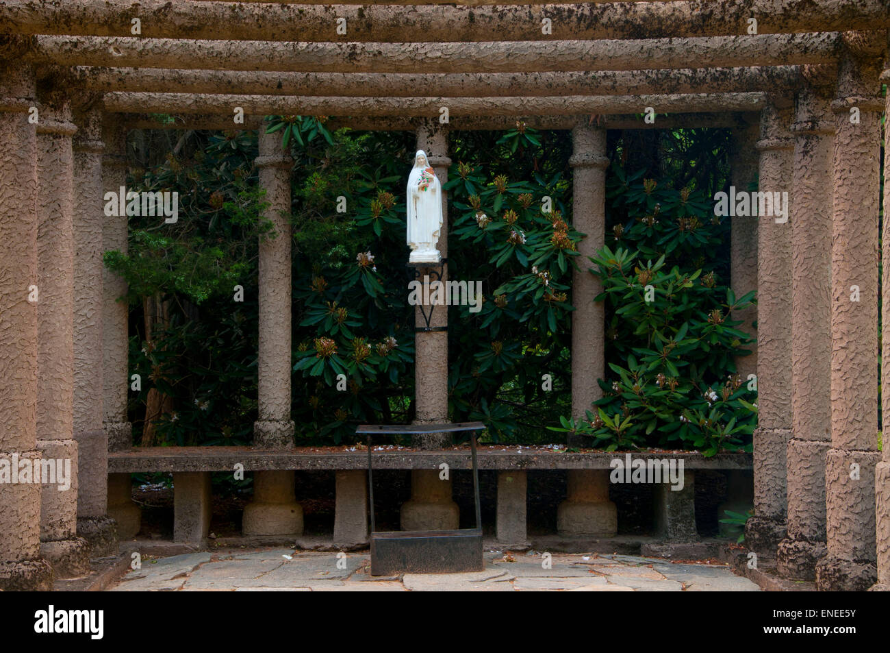 Italian Shrine, Wickham Park, Manchester, Connecticut Stock Photo - Alamy