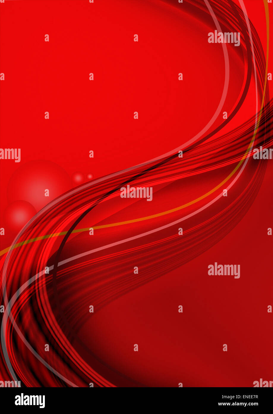 Falling beam curved stripes on red gradient background Stock Photo - Alamy