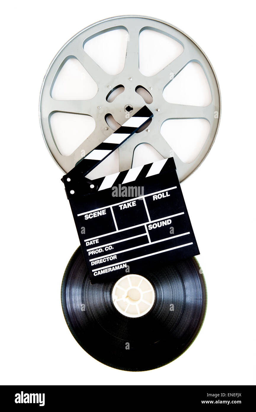 35mm film reels Cut Out Stock Images & Pictures - Alamy