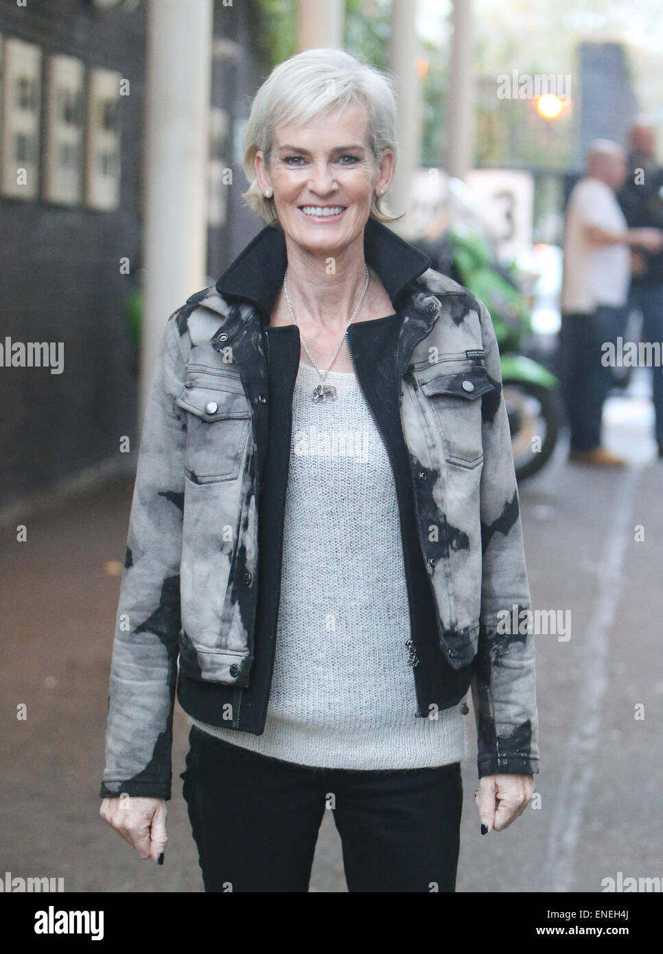 Judy Murray outside the ITV Studios Featuring: Judy Murray Where ...