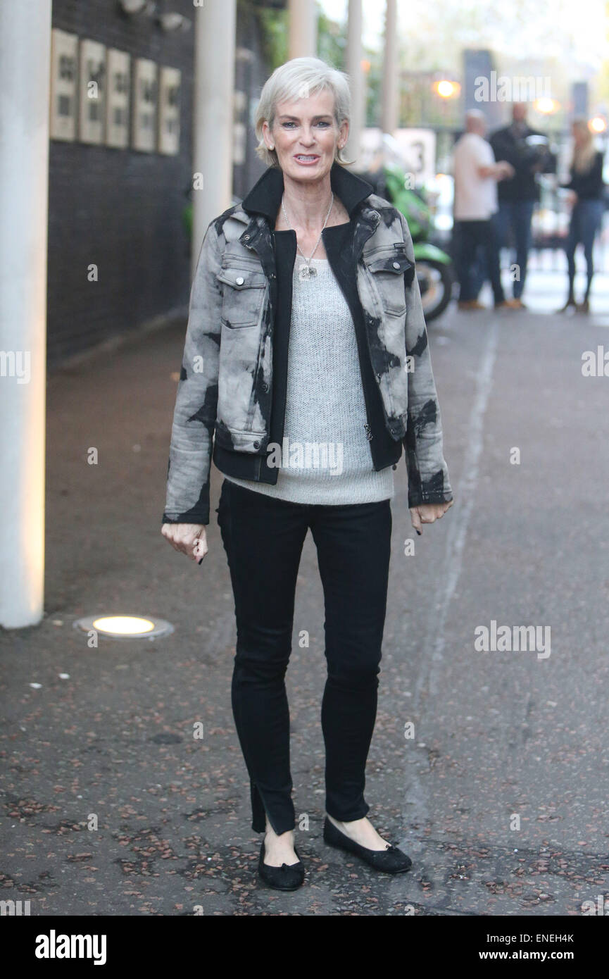 Judy Murray outside the ITV Studios Featuring: Judy Murray Where ...