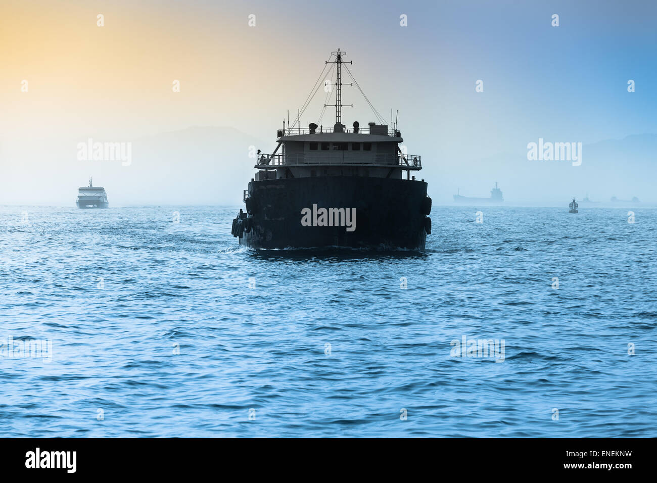 Cargo vessel background hi-res stock photography and images - Alamy