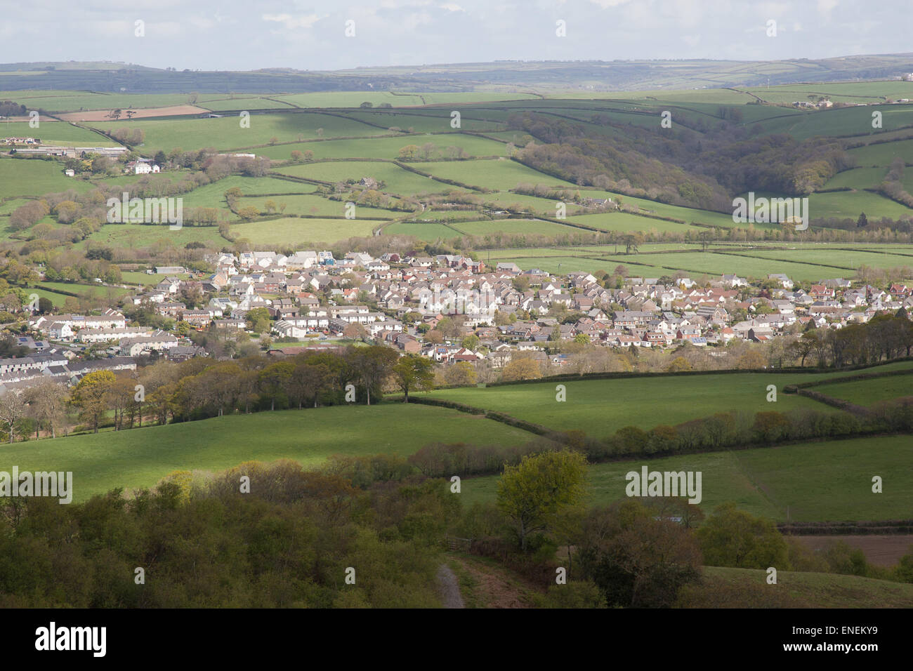 Codden Hill Bishops Tawton Barnstaple North Devon England UK Stock ...