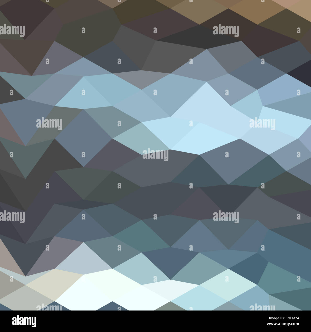 Low polygon style illustration of aquamarine surf abstract geometric ...