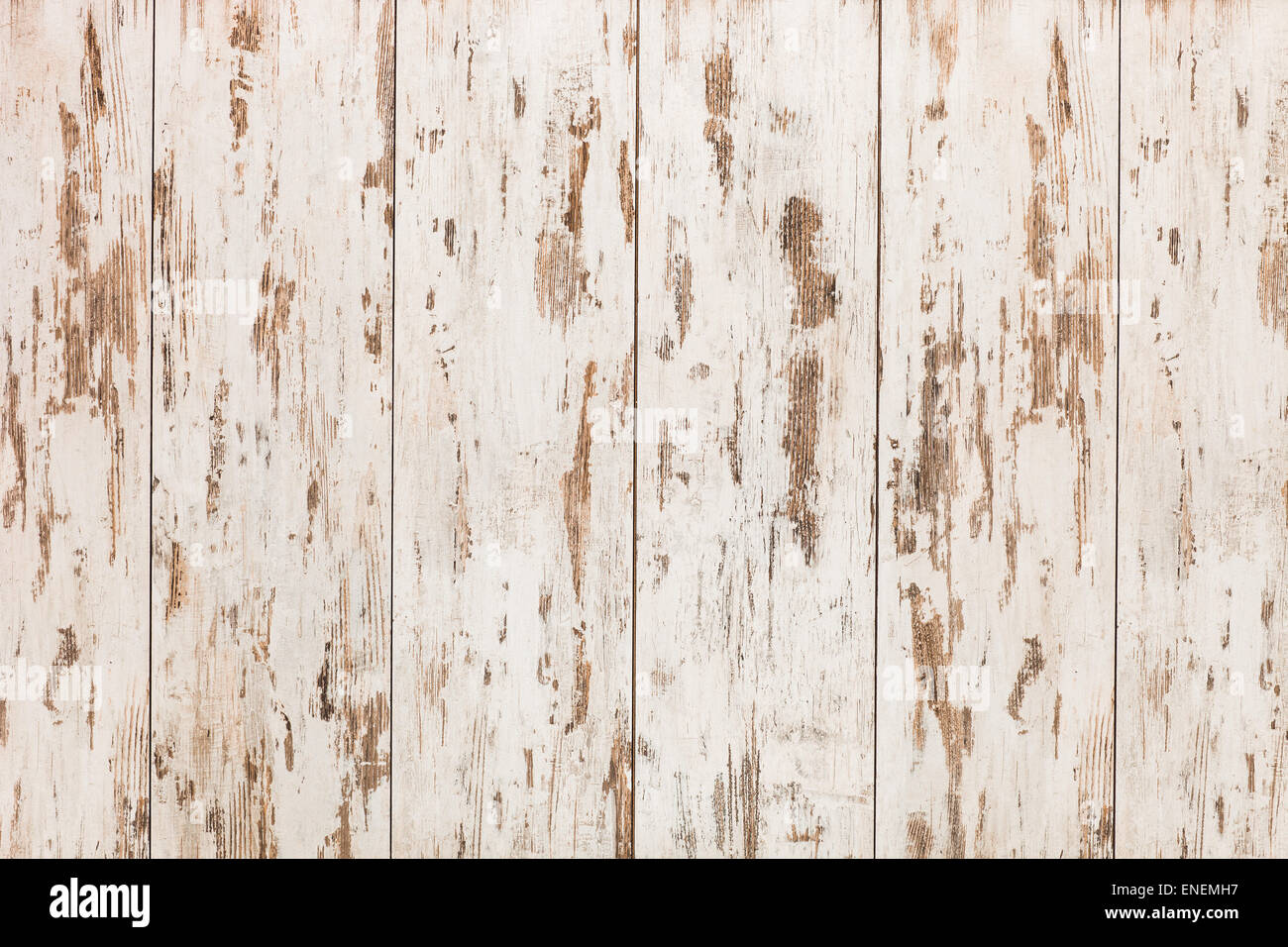 Vintage white wooden floor, top view Stock Photo - Alamy
