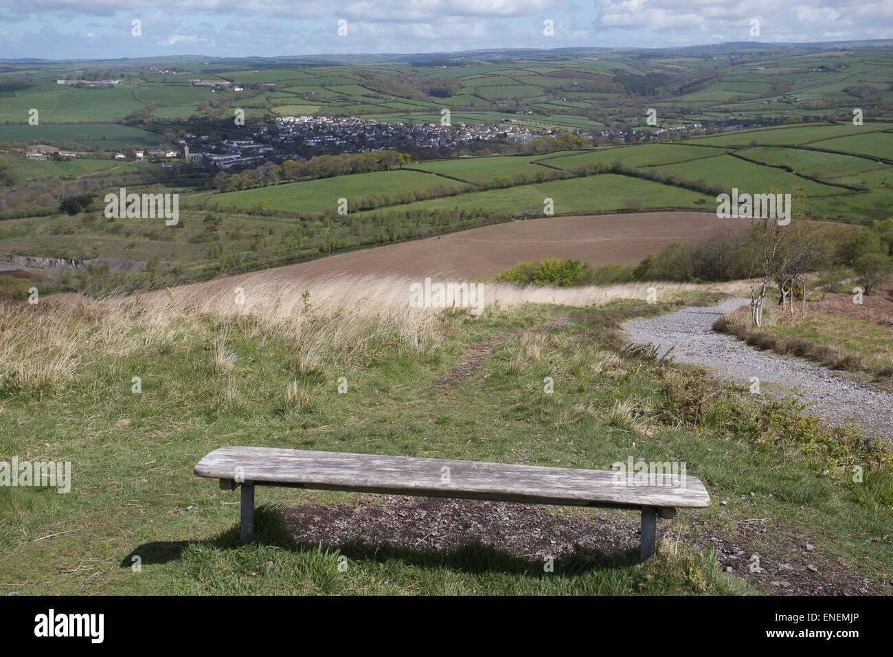 Codden Hill Bishops Tawton Barnstaple North Devon England UK Stock ...