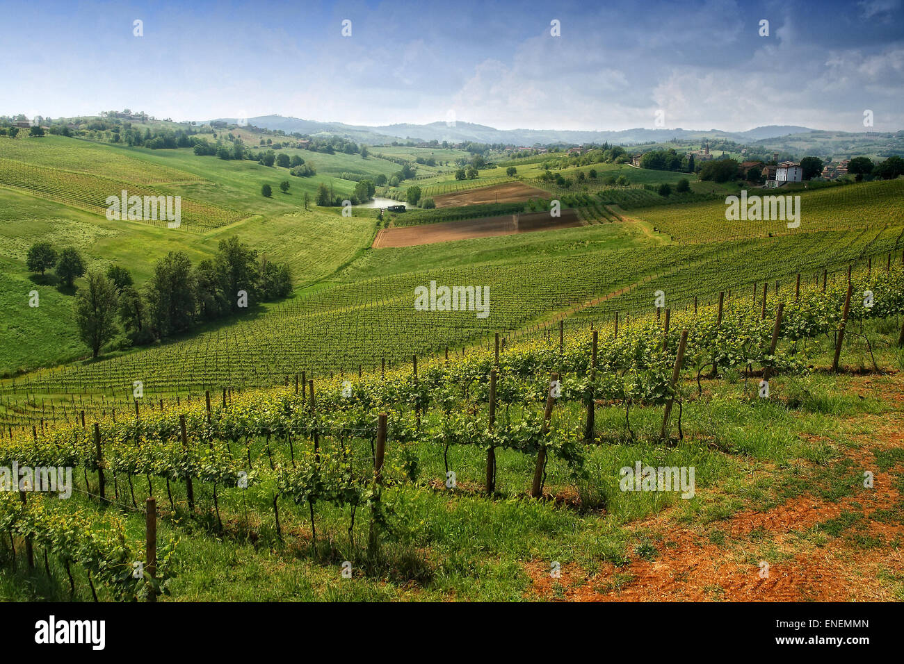A beautiful landscape in Italy Stock Photo - Alamy