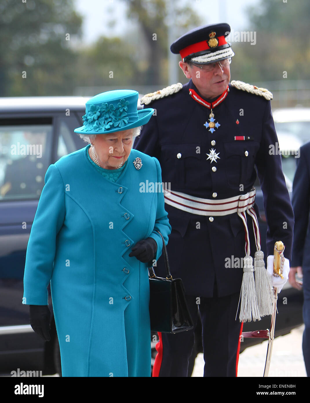 Queen Elizabeth II and Prince Philip, Duke of Edinburgh visit the ...