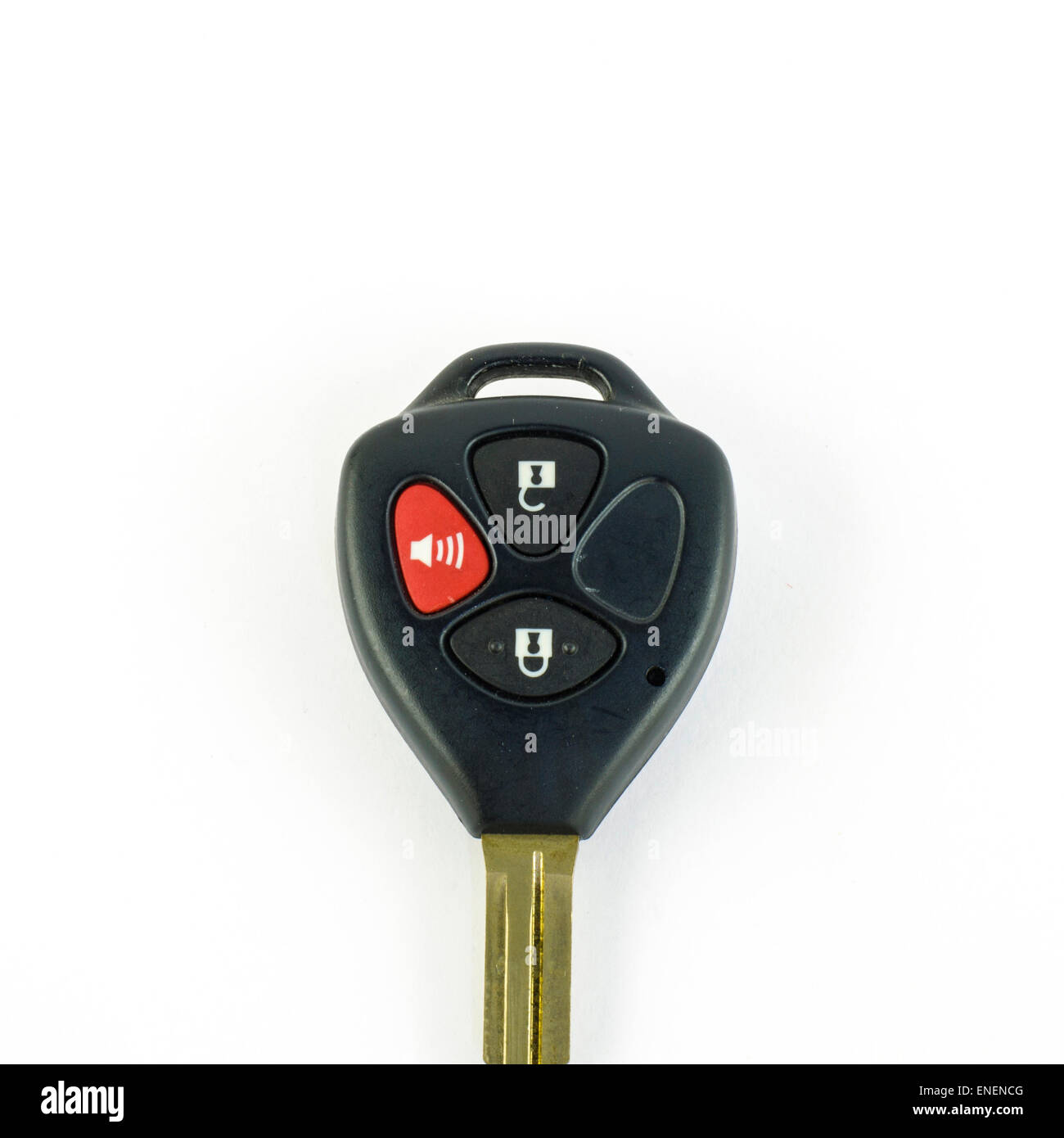 remote car key isolated on white background Stock Photo - Alamy