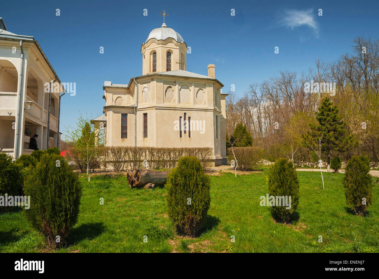 Courtyard of Saint Andrew's Monastery in Dobrogea County , Romania ...