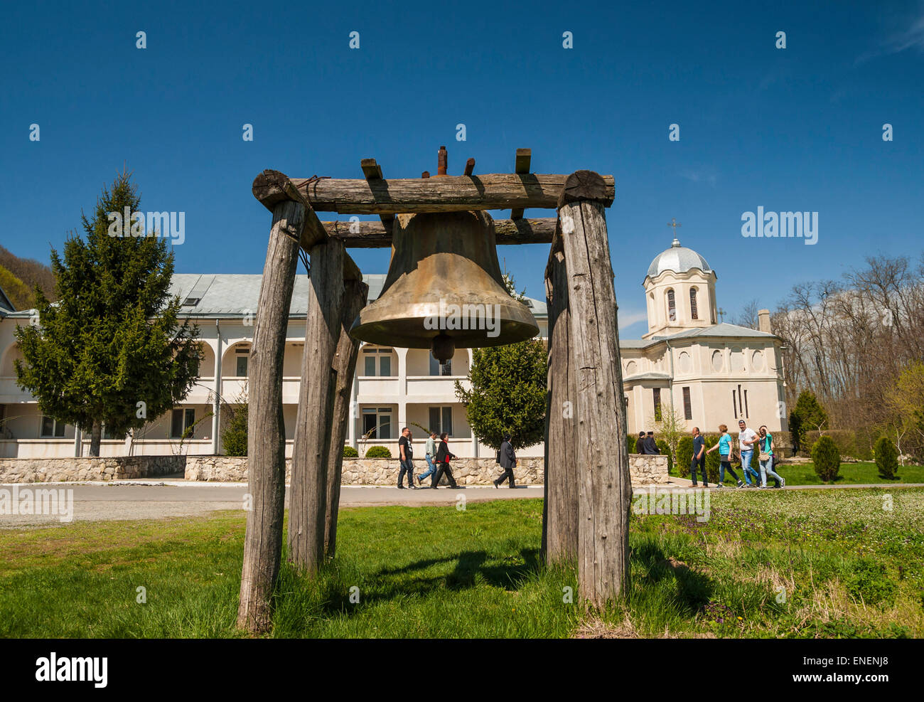 Courtyard of Saint Andrew's Monastery in Dobrogea County , Romania ...