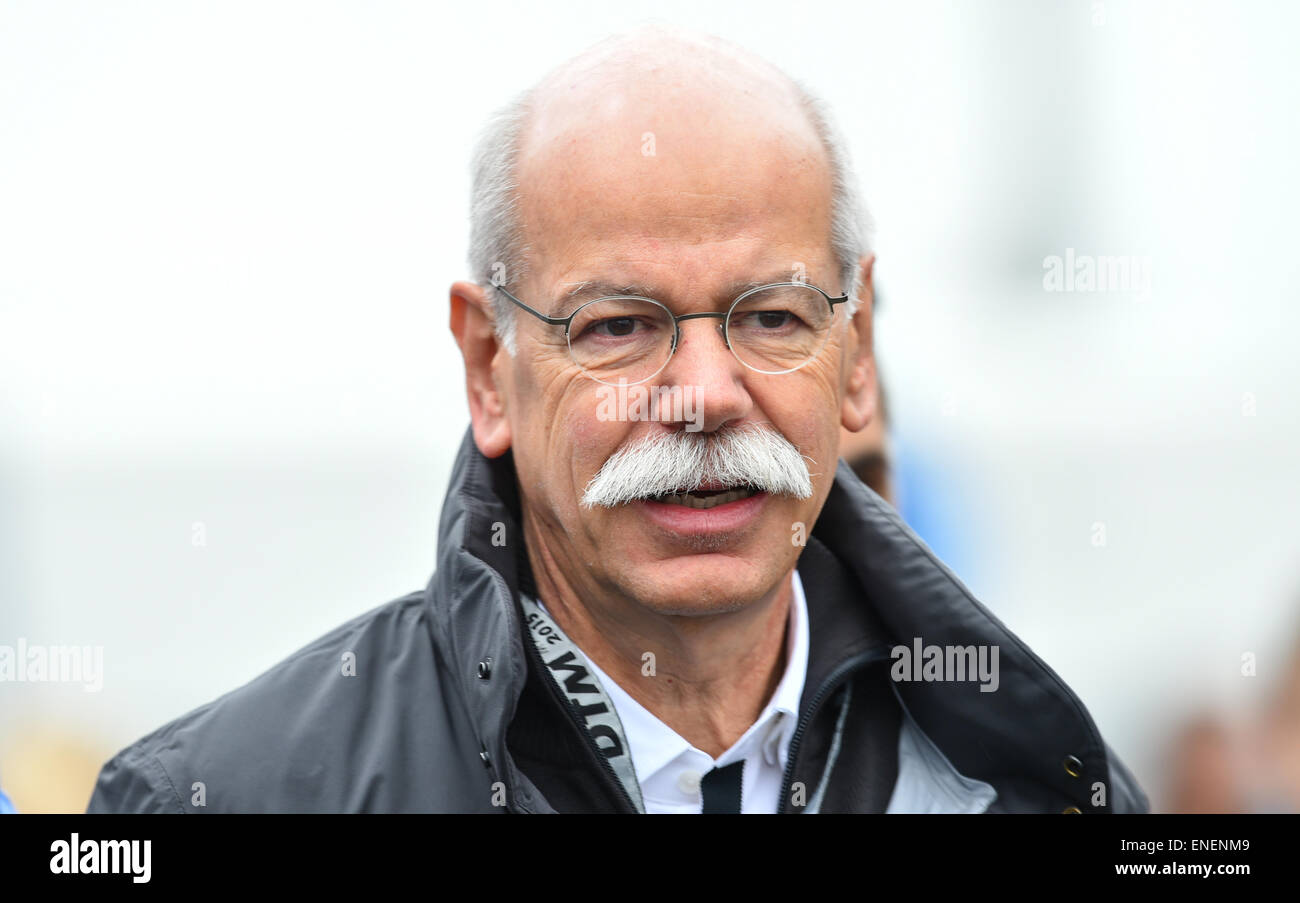The chairman of car manufacturer Daimler AG, Dieter Zetsche, attends ...