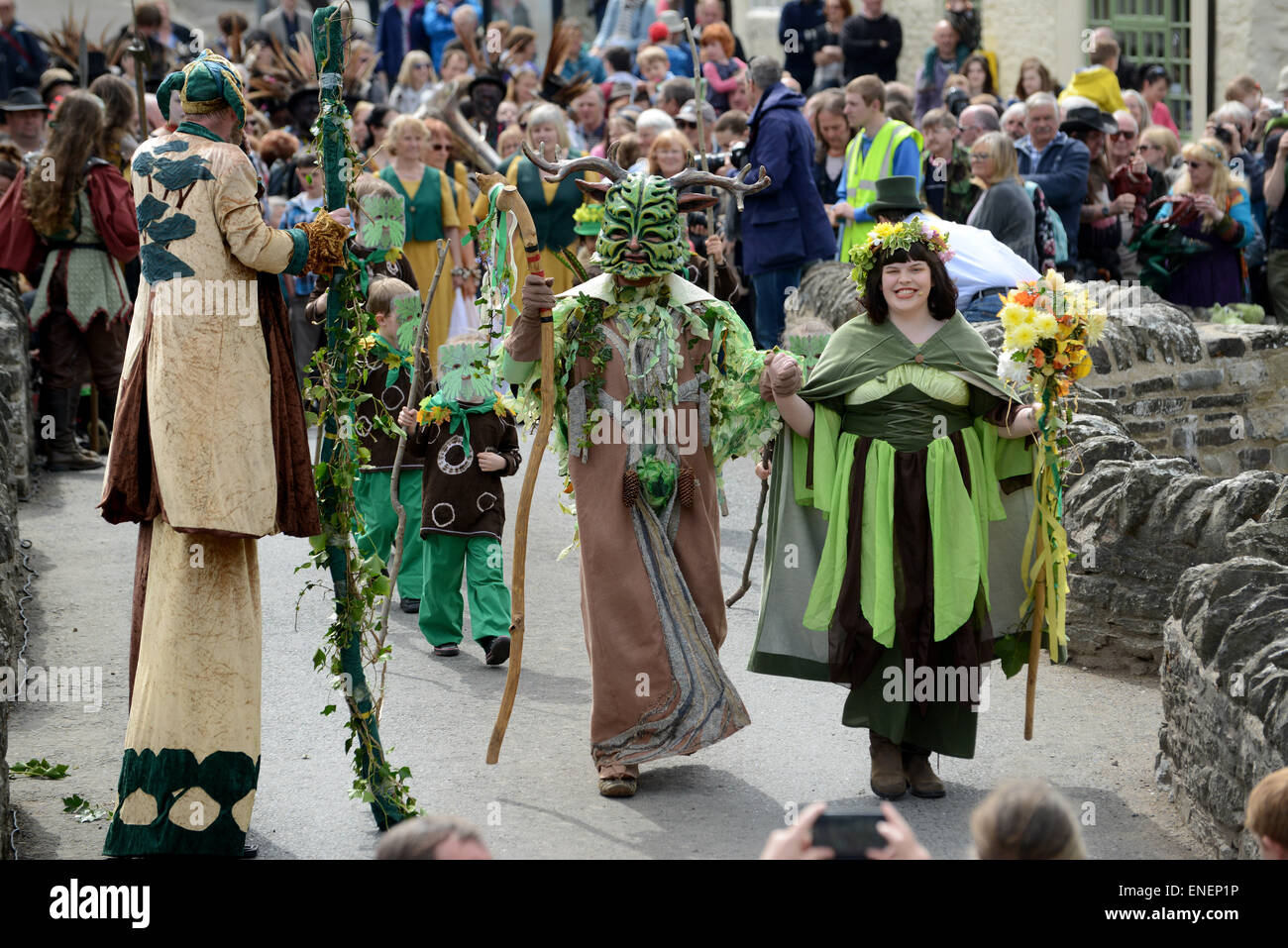 The Green Man did battle with with the Ice Queen on the ancient stone ...