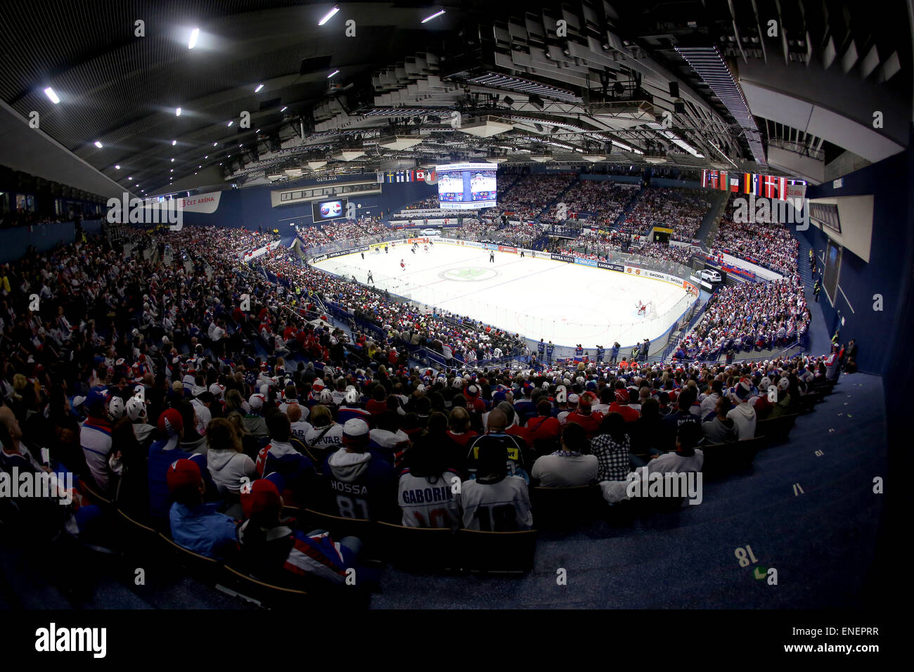 O2 arena during the Hockey World Championship Group B match Slovakia vs ...