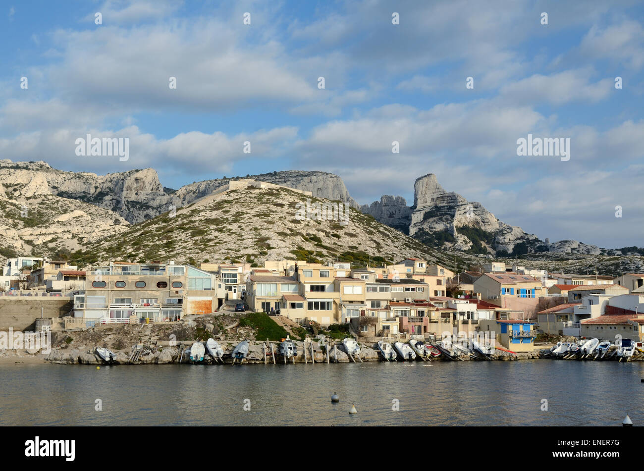 Les Goudes Fishing Village or Port near Marseille Provence France Stock ...