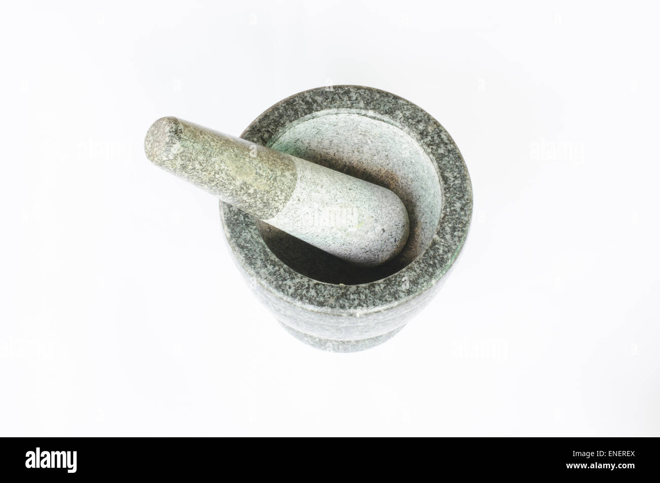 stone mortar isolated on white background Stock Photo - Alamy