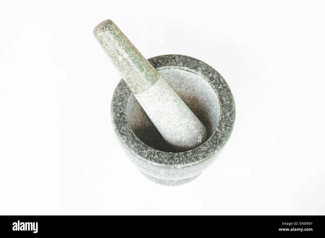 stone mortar isolated on white background Stock Photo - Alamy