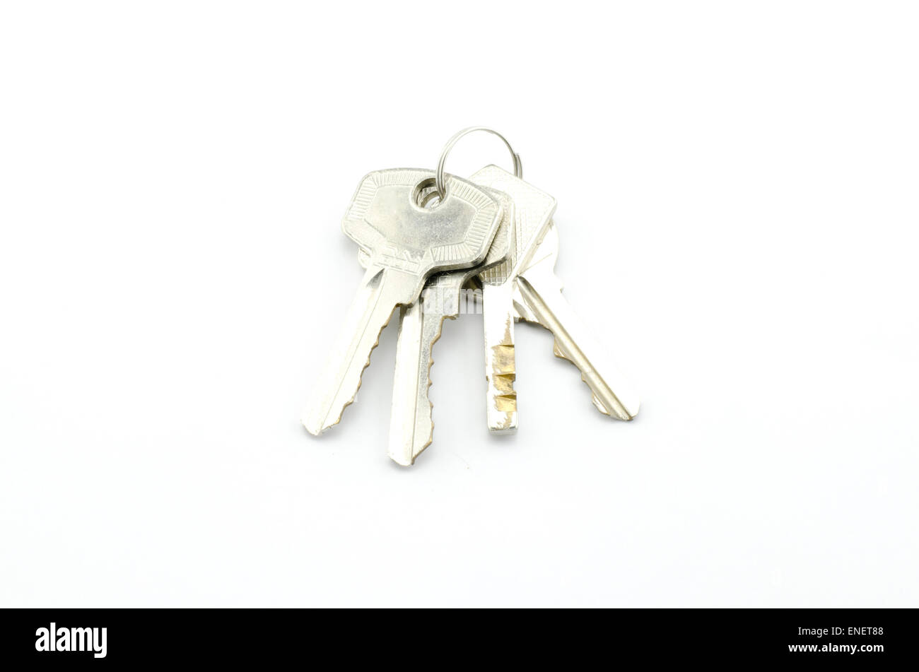 key isolated on white background Stock Photo - Alamy