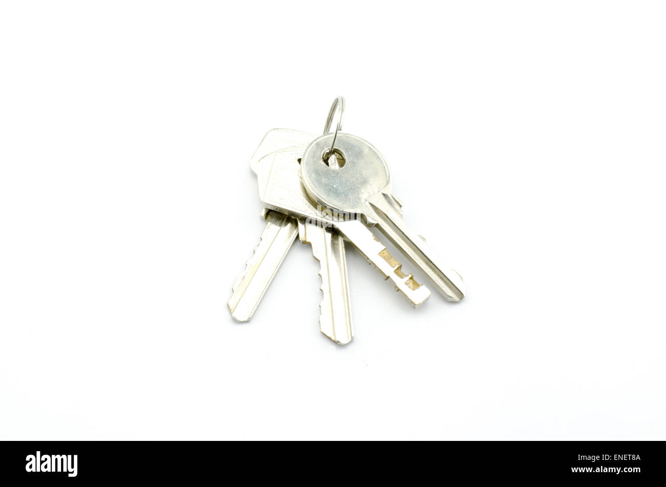 key isolated on white background Stock Photo - Alamy