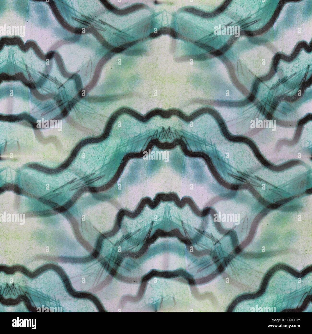 Seamless green bars ancient ornament wallpaper background Stock Photo ...