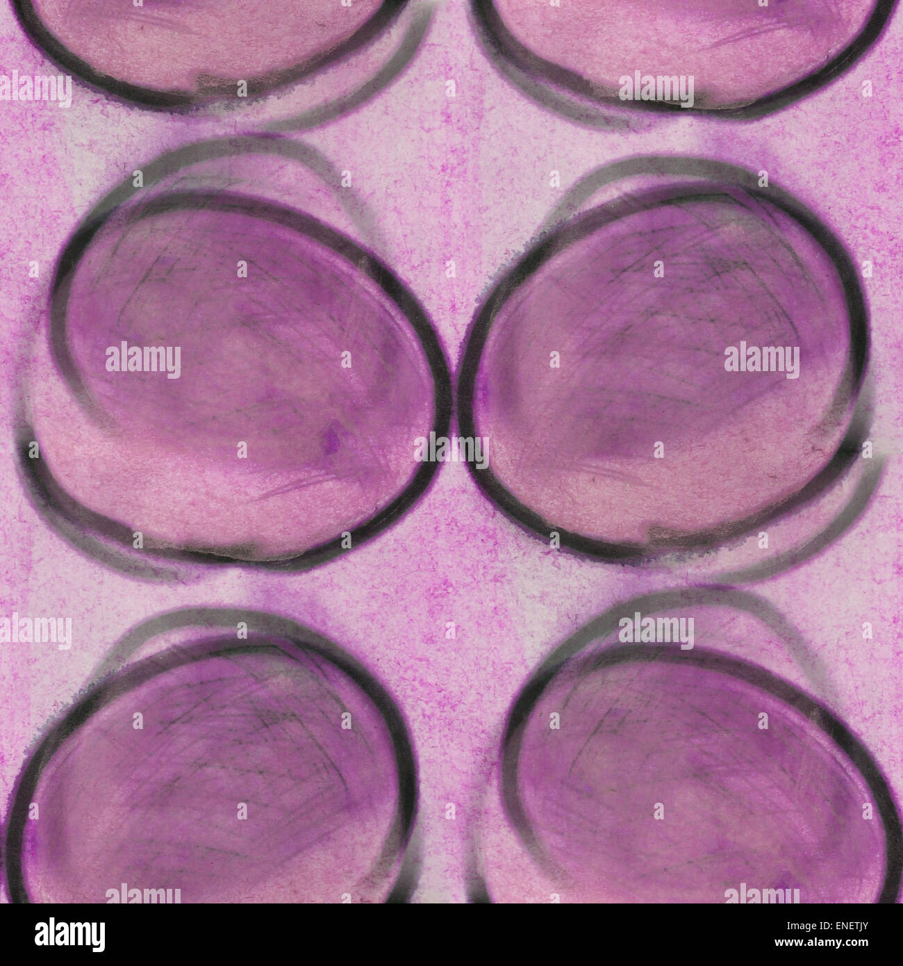 Seamless pink circles ancient ornament wallpaper background Stock Photo ...