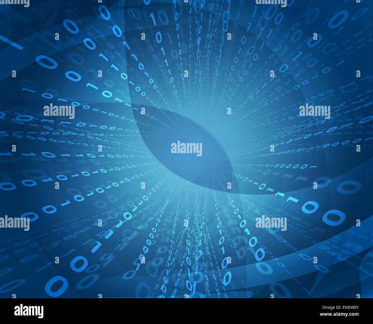 Abstract matrix blue background Stock Photo - Alamy
