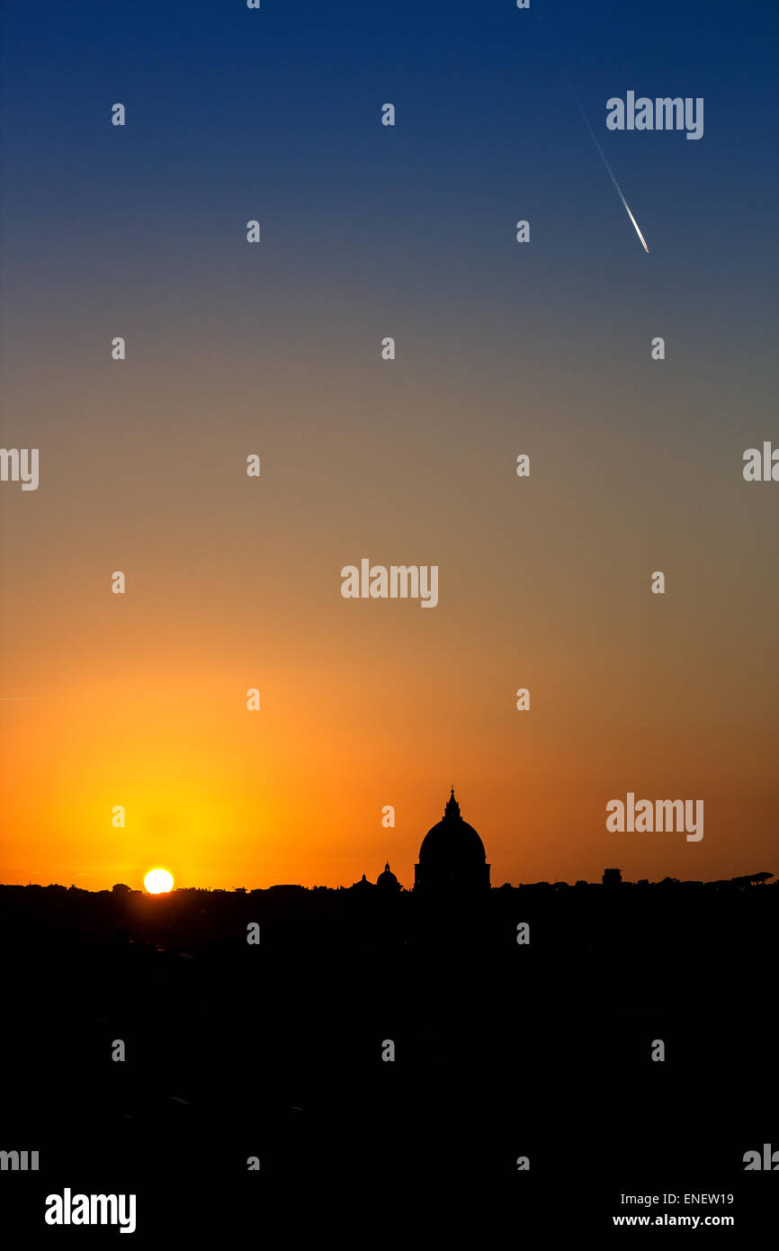 Sunset on rome hi-res stock photography and images - Alamy