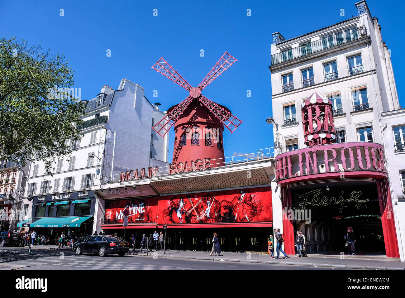 France Paris, Moulin Rouge Stock Photo - Alamy