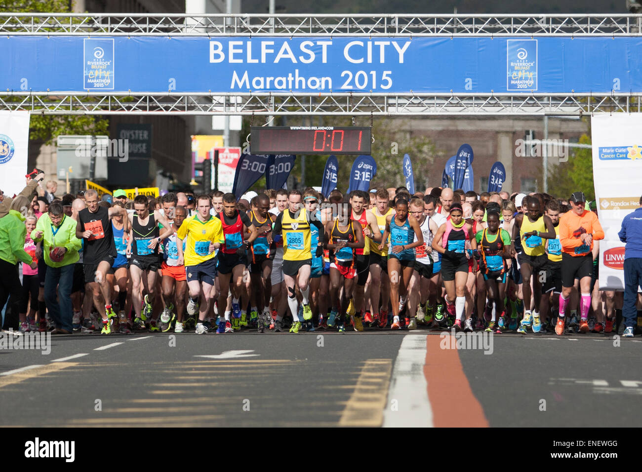 Belfast marathon hi-res stock photography and images - Alamy