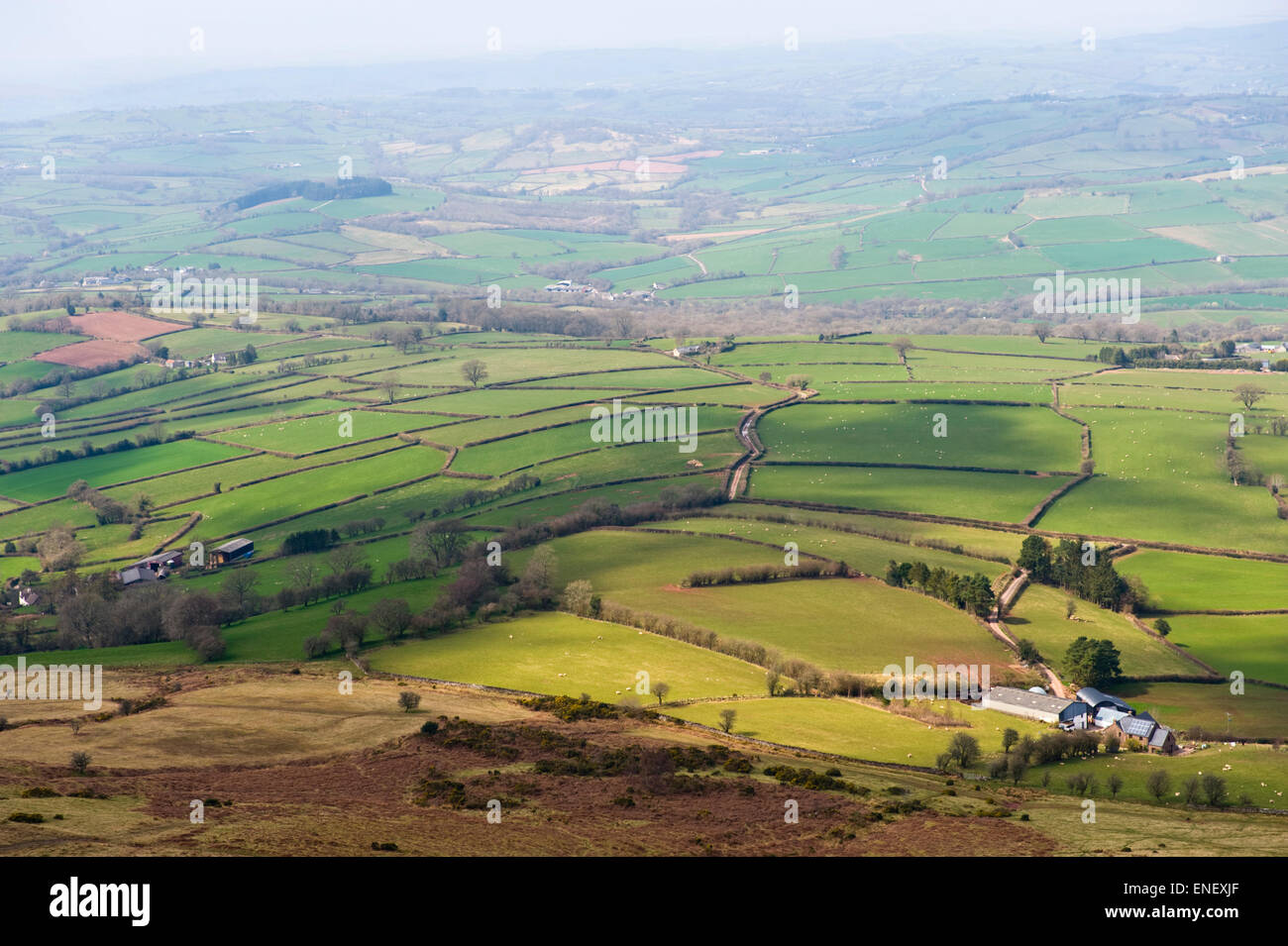 Farming agriculture mid wales landscape hi-res stock photography and ...