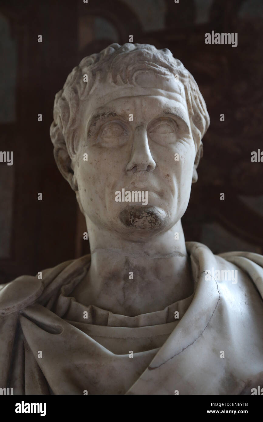 Nerva (30-98AD). Roman Emperor from 96-98. Nervan-Antonine dynasty ...