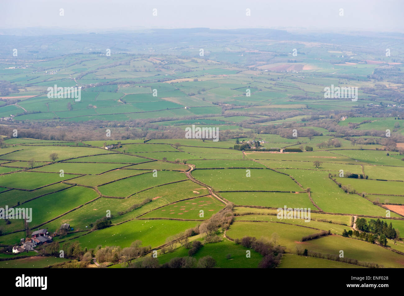 Farming Agriculture Mid Wales Landscape Stock Photos & Farming ...
