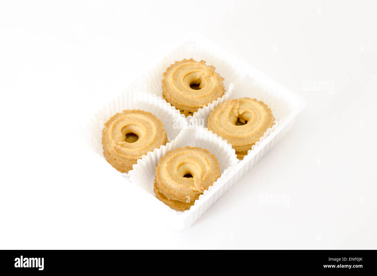 cookies isolated on white background Stock Photo - Alamy