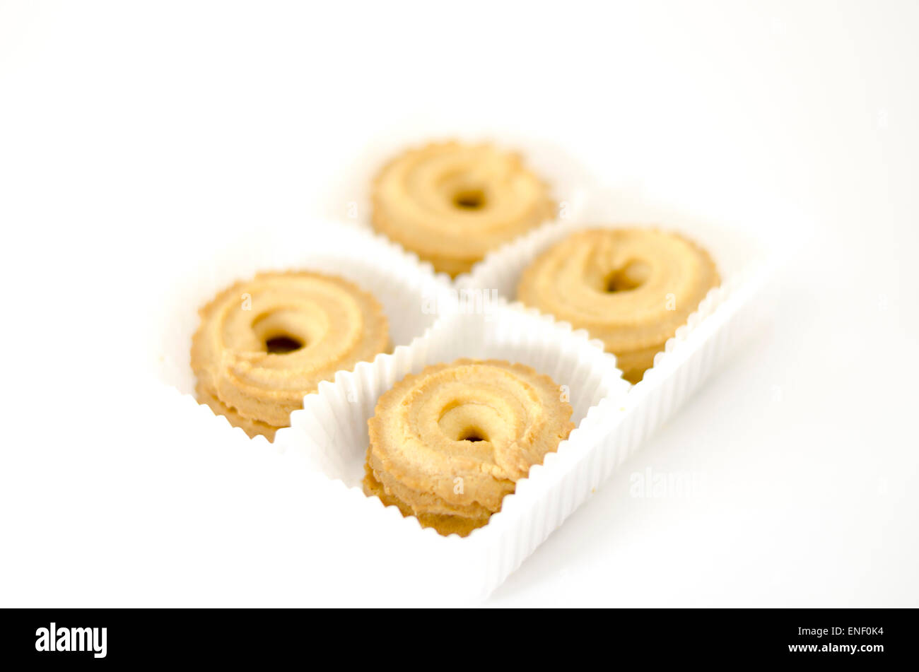cookies isolated on white background Stock Photo - Alamy