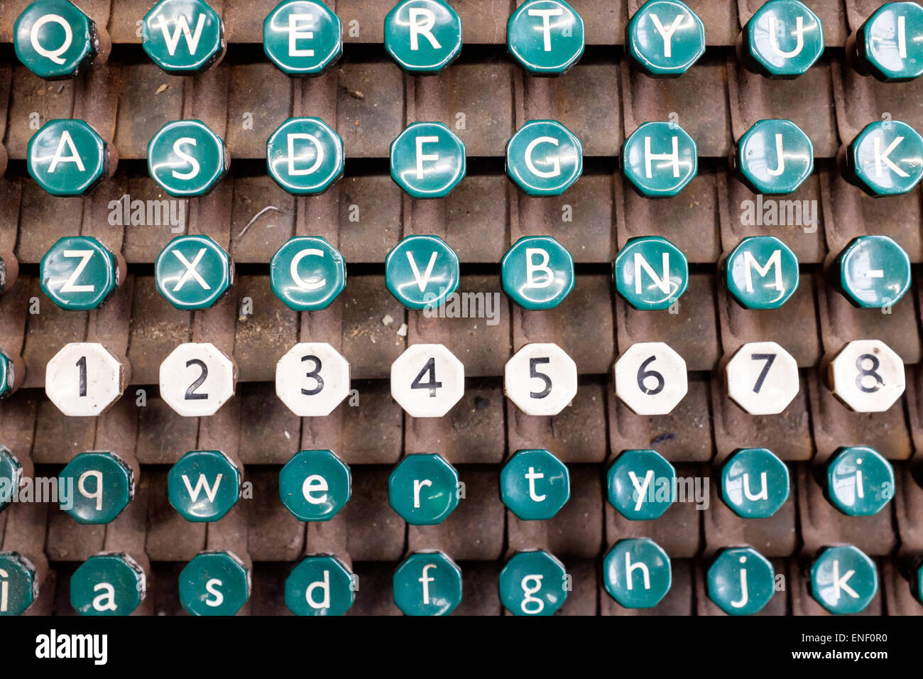 Monotype keyboard machine at the Industrial Museum Bradford, Yorkshire ...