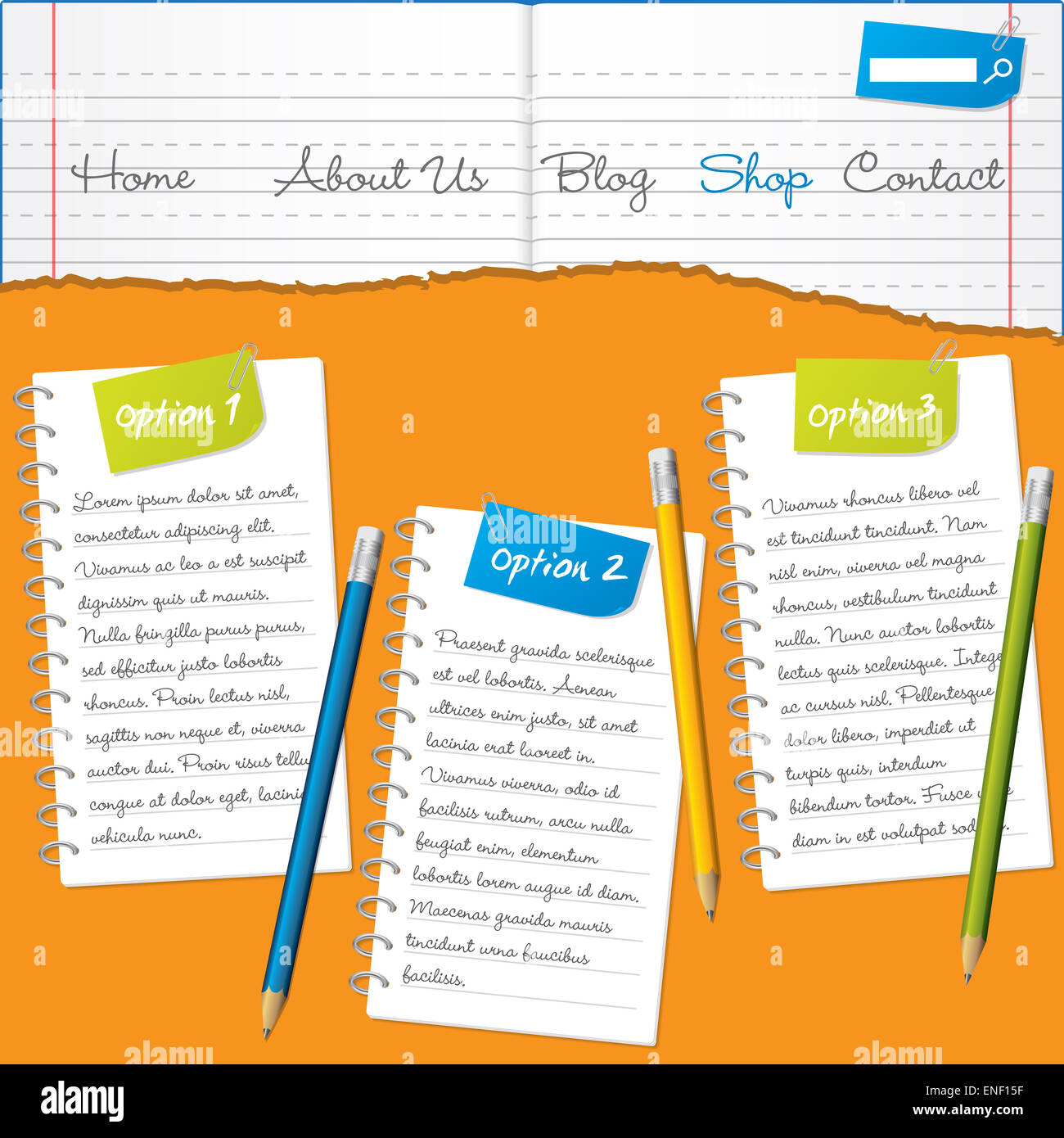 Website with pencil hi-res stock photography and images - Alamy