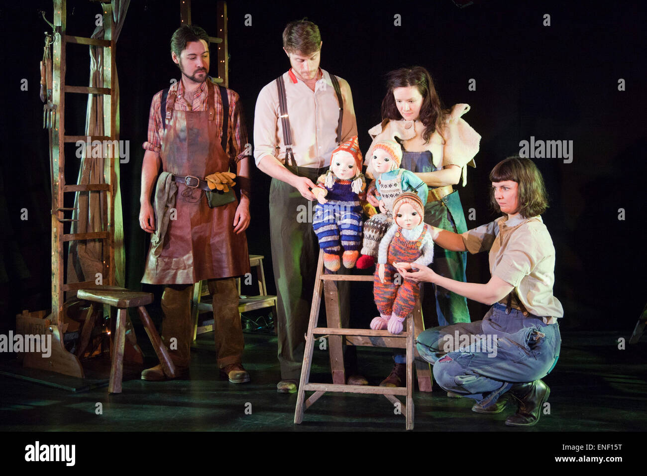 L-R: Arran Glass, Chris MacDonald, Clare Fraenkel and Laura Cairns ...