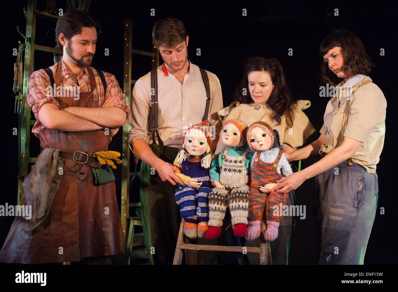 L-R: Arran Glass, Chris MacDonald, Clare Fraenkel and Laura Cairns ...