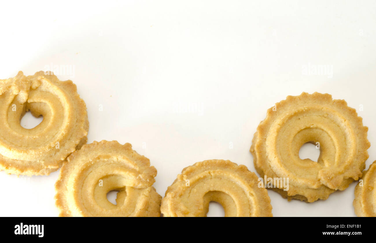 cookies isolated on white background Stock Photo - Alamy