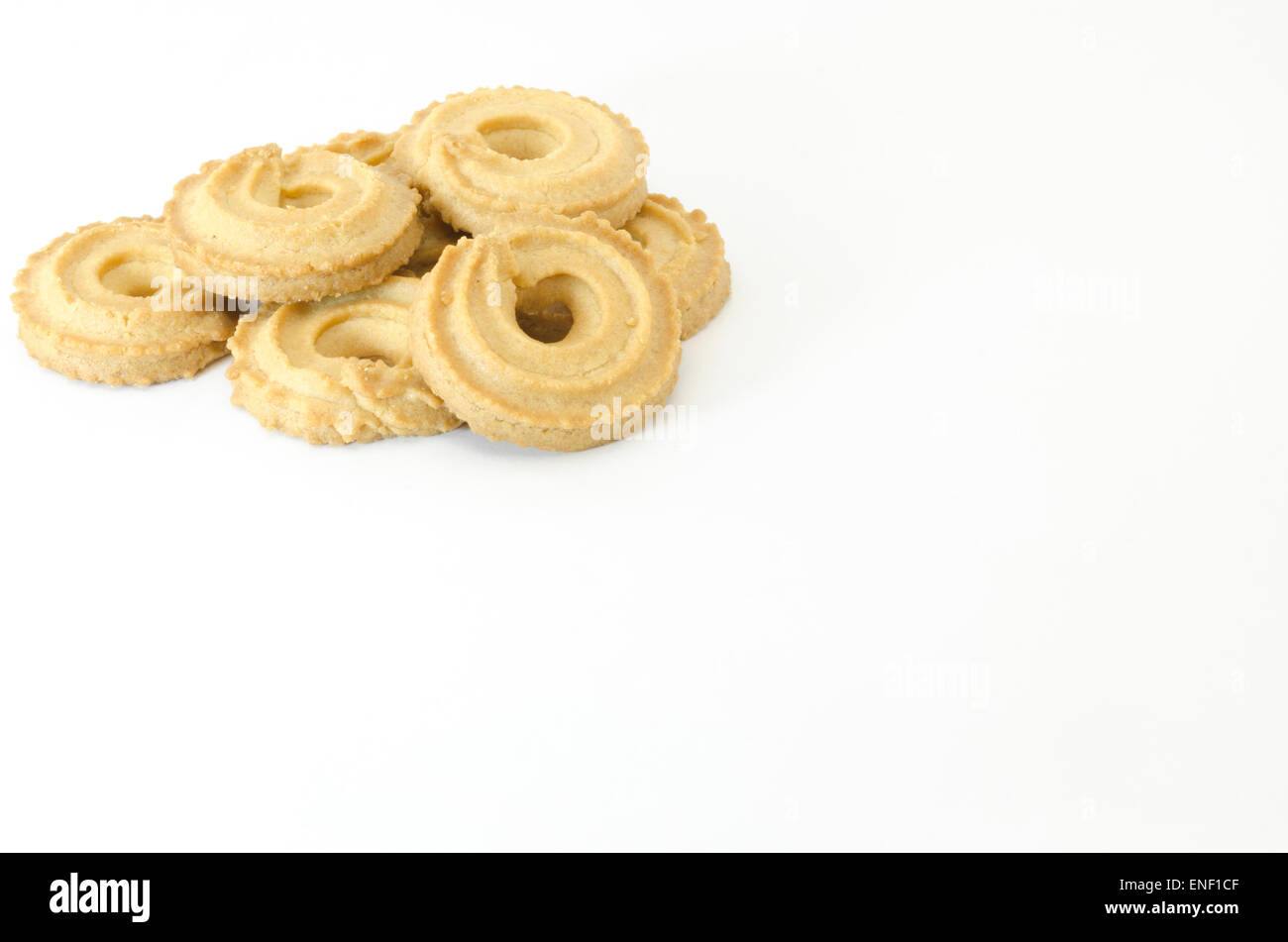 cookies isolated on white background Stock Photo - Alamy