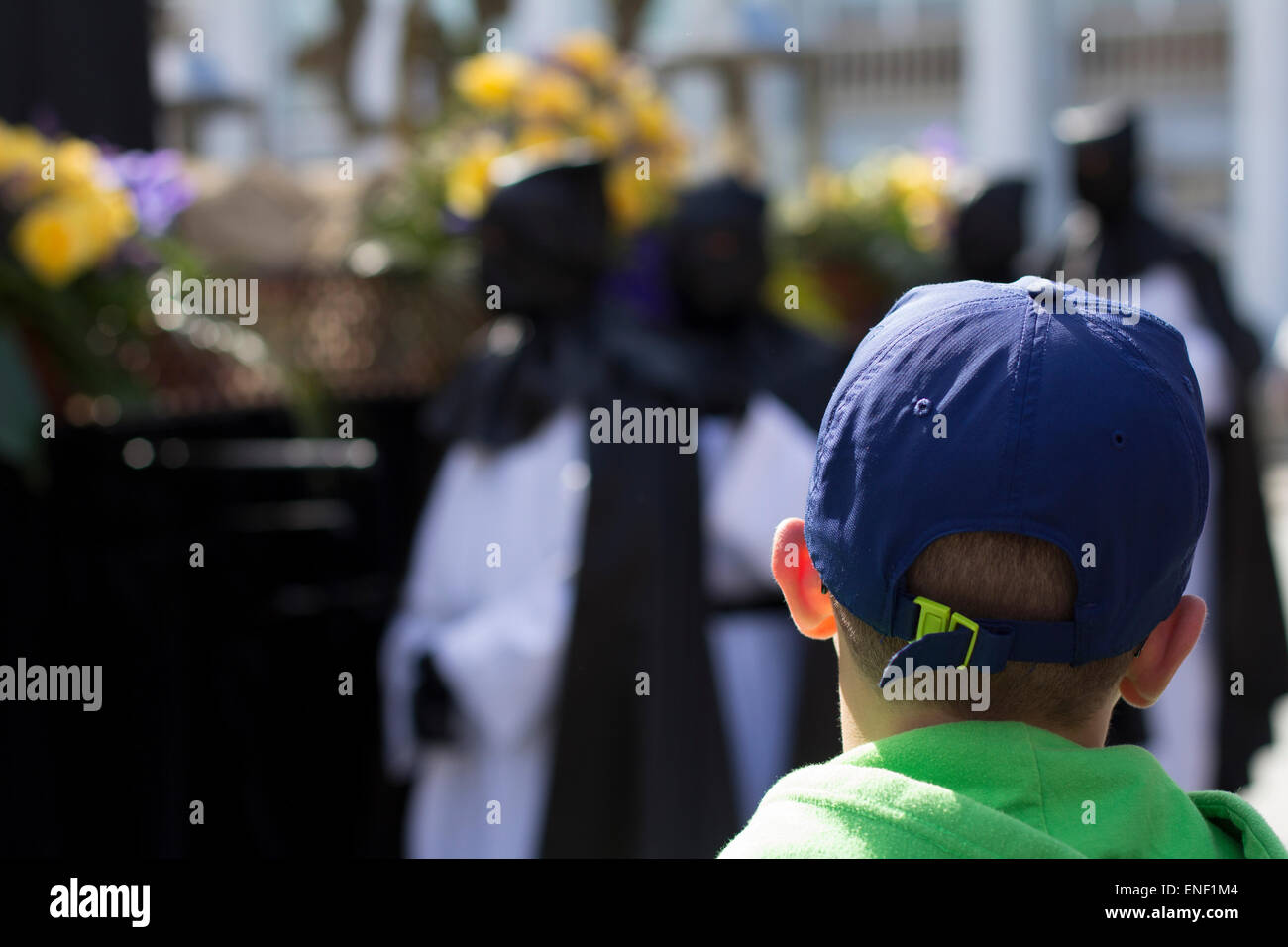 Boy. Procession. Holy Week Stock Photo - Alamy