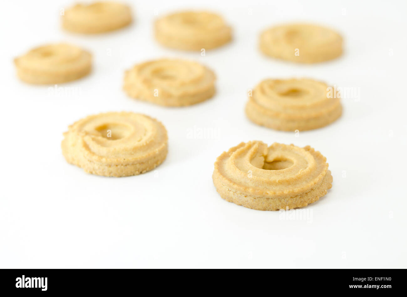 cookies isolated on white background Stock Photo - Alamy